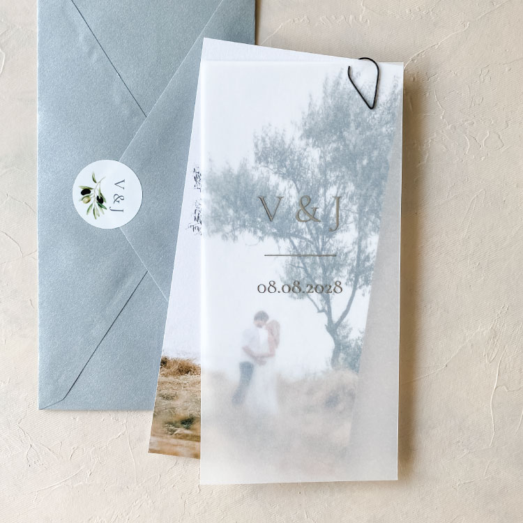 Trouwkaarten van Kalkpapier